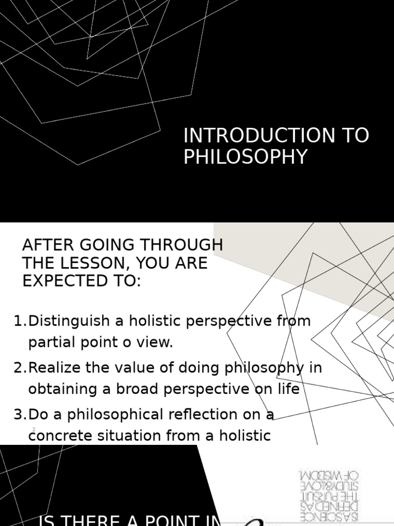 Introduction To Philosophy m1 | PDF | Wisdom | Reason