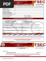 Fire Safety Evaluation Clearance Form | PDF