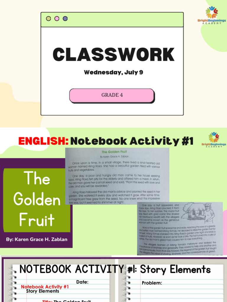 Grade 4 Classwork | PDF