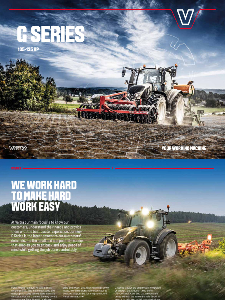 Valtra G Series Brochure en Screen | PDF | Tractor | Engines