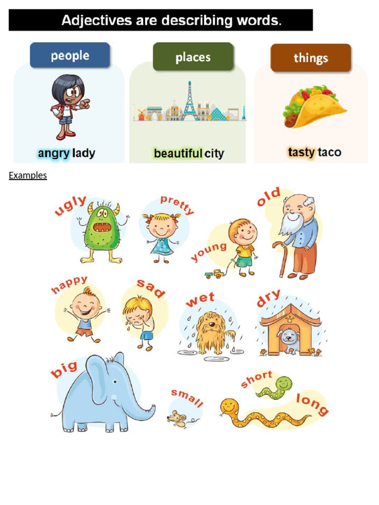 Adjectives INTRO 2025 | PDF