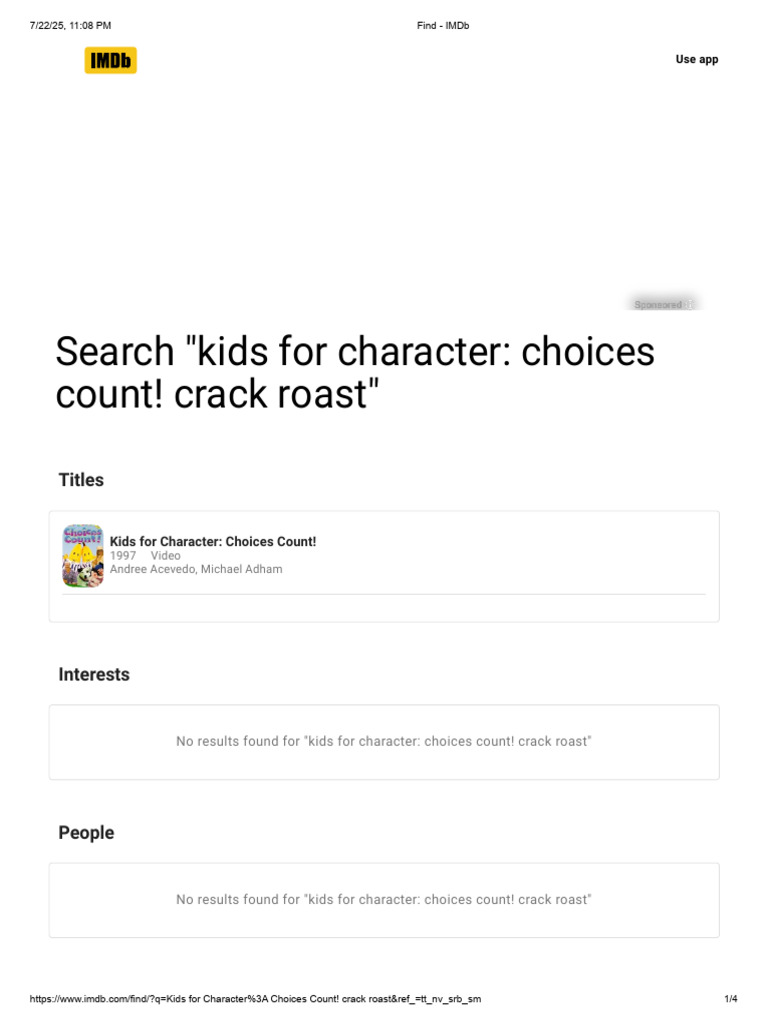 Find - IMDb | PDF | Online Databases | Computing