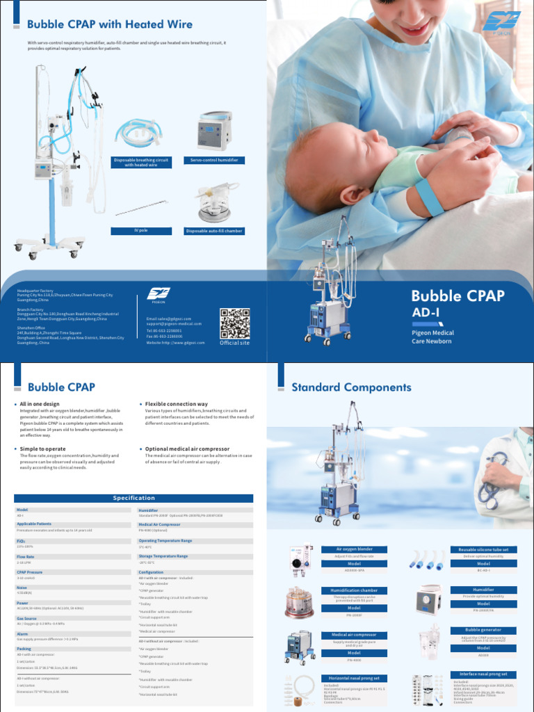 Brochure For CPAP AD-I | PDF