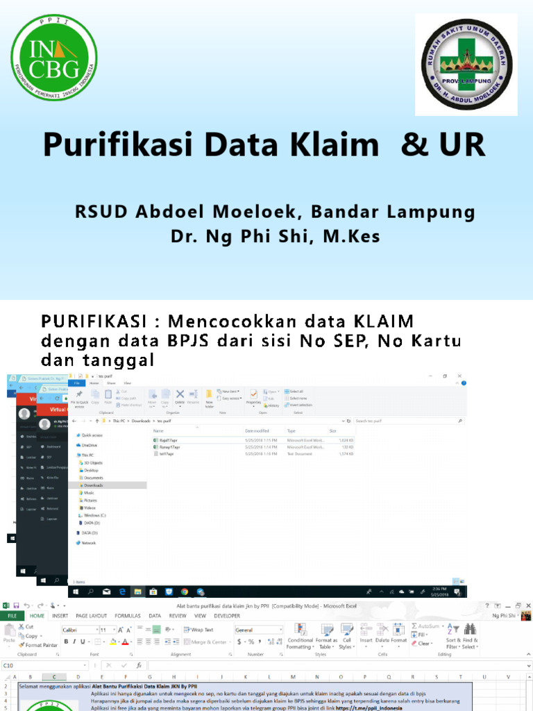 Panduan Purifikasi Data Klaim RSUD | PDF