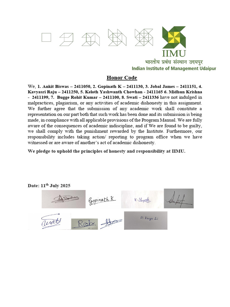 PSM A 8 Case 1 Xiaomi Honor Code | PDF