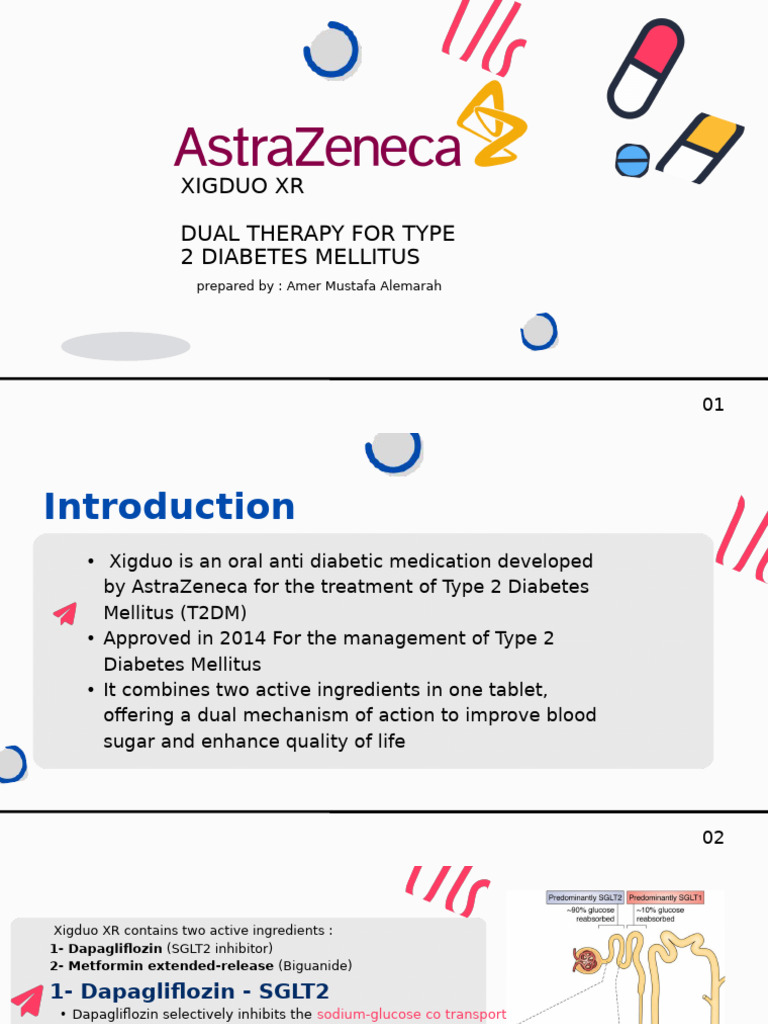 Xigduo XR: Dual Therapy for T2DM | PDF | Diabetes | Medical Specialties