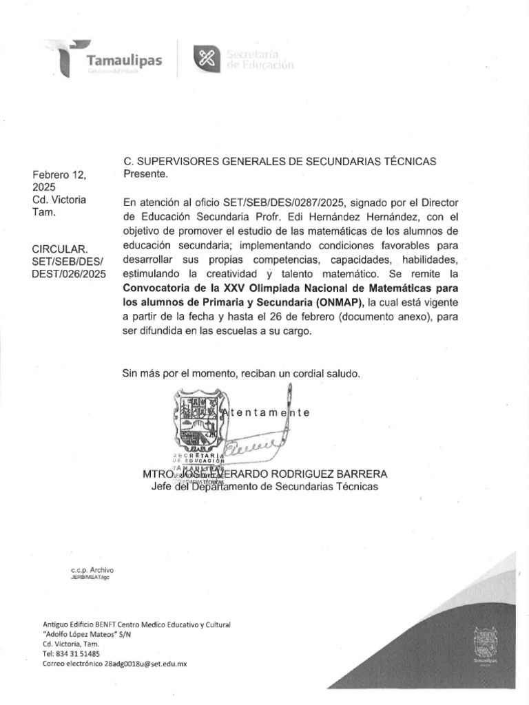 Circular 26 | PDF