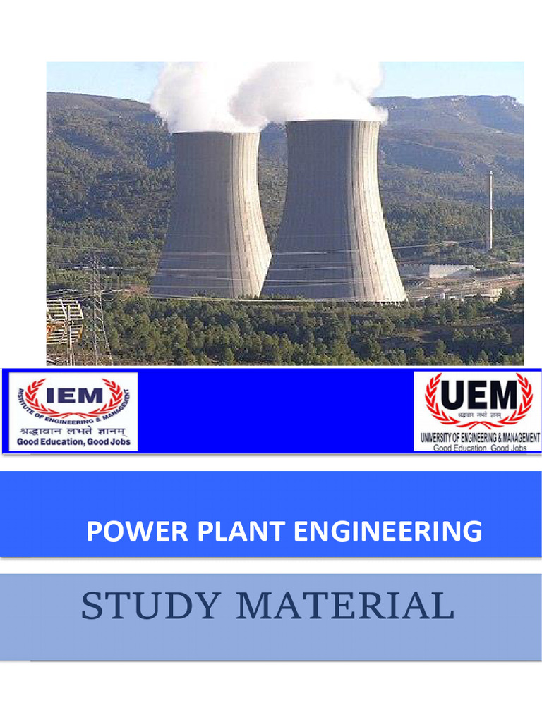 Power Plant Engineering Study Material | PDF | Nuclear Reactor | Power ...