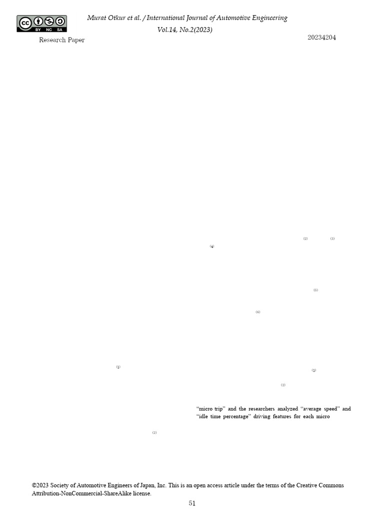 Kuwait Driving Cycle Optimization Study | PDF | Fuel Economy In ...