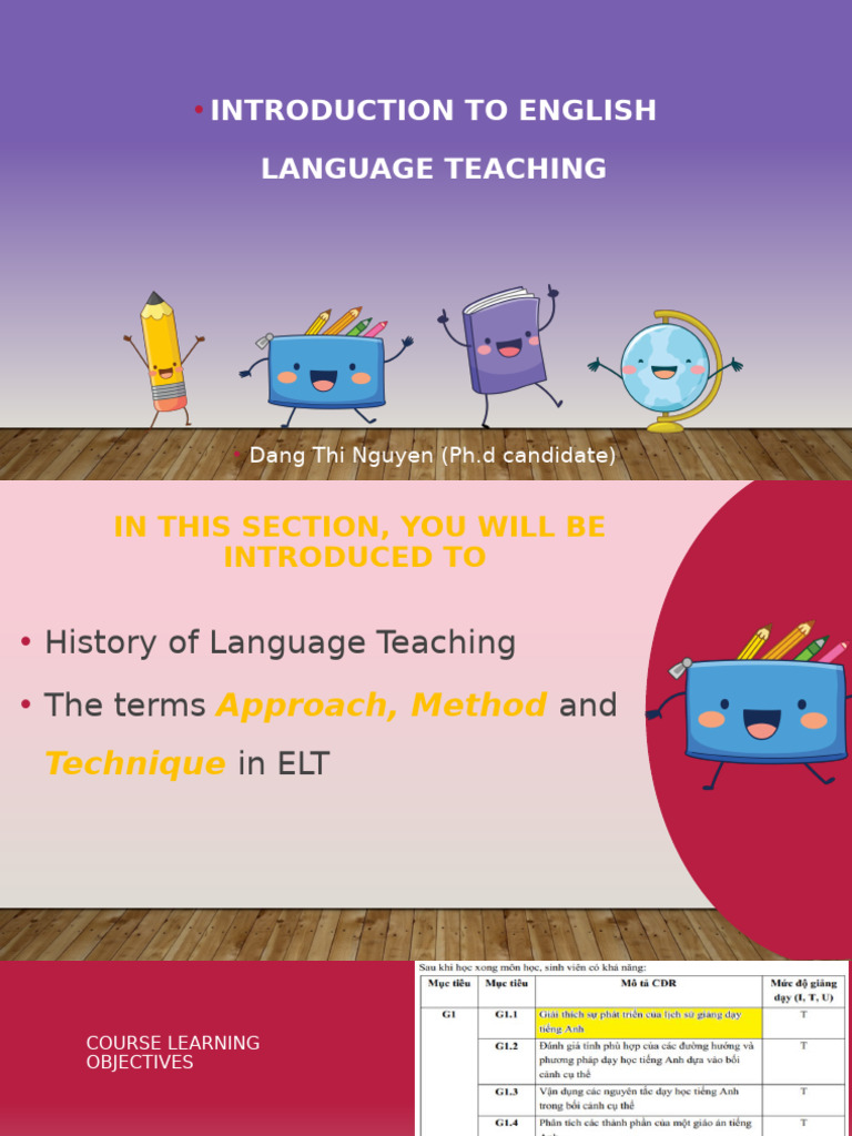 Introduction To Language Teaching | PDF