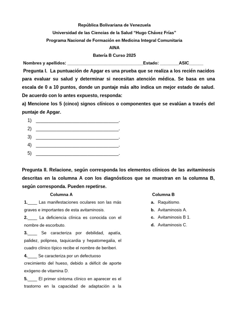 Ex. Ord. Escrito Aina | PDF | Hepatitis | Insuficiencia cardíaca