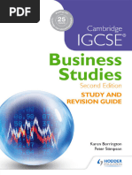 GCSE Business Formula Reference Guide | PDF | Revenue | Cost