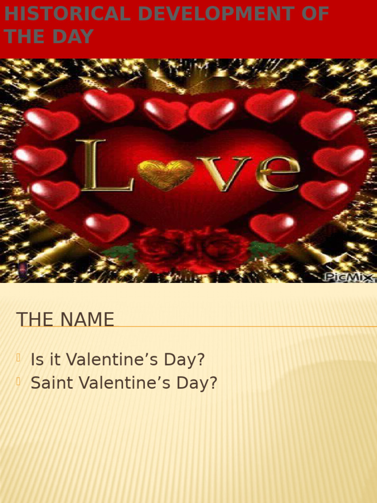 History of ST Valentine | PDF | Valentine's Day