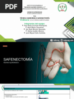 Safenectomia | PDF | Cirugía | Especialidades Medicas