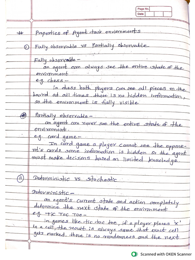 Properties of Task Environment | PDF