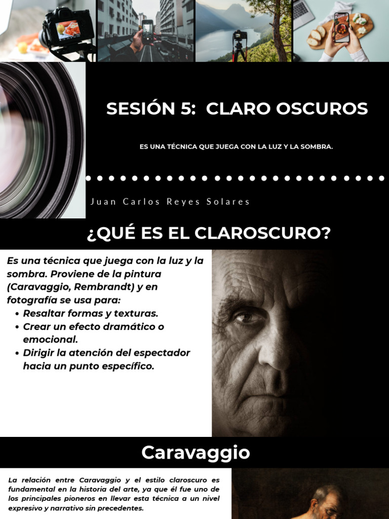 Técnicas de Claroscuro en Fotografía | PDF | Sombra | Las artes