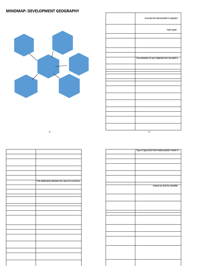 Development Geography Concepts Overview | PDF | Developing Country ...
