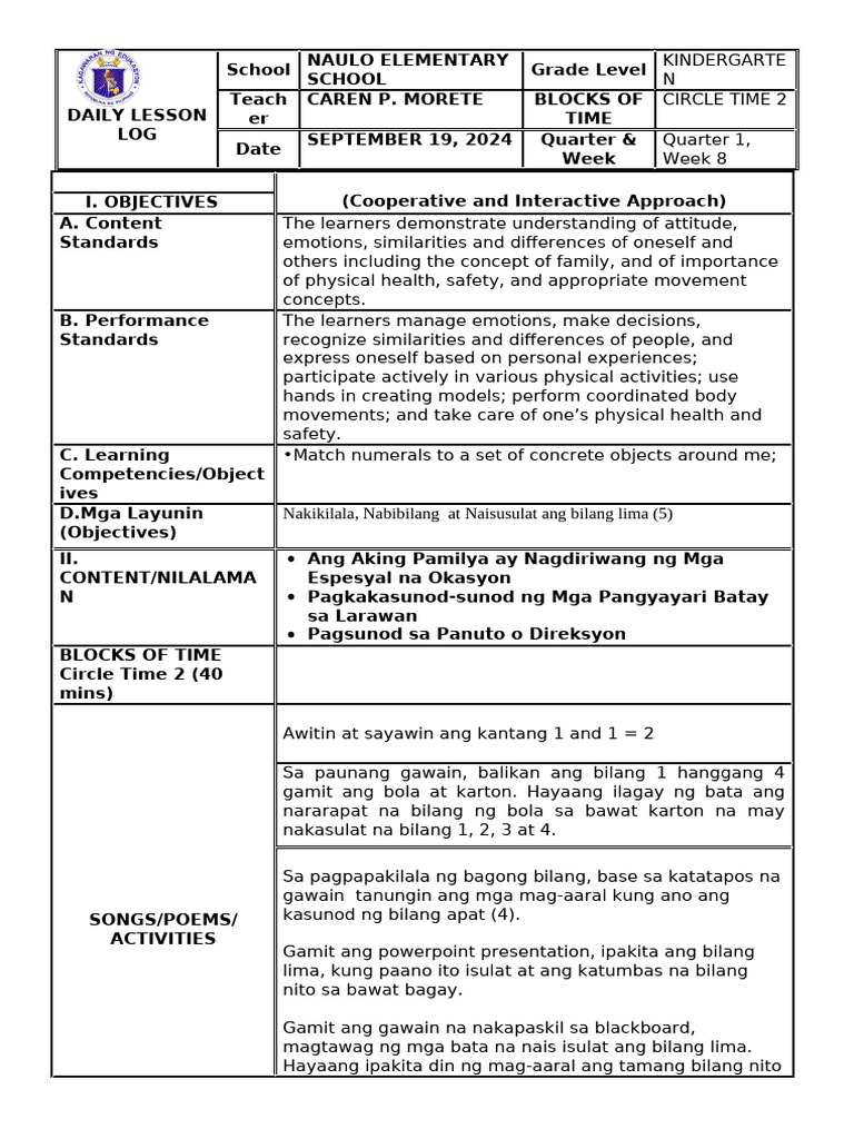 Lesson Plan COT | PDF