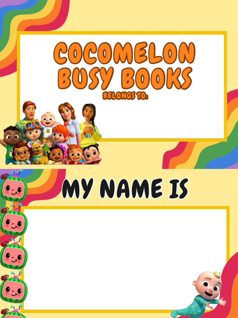 Cocomelon Busy Book | PDF