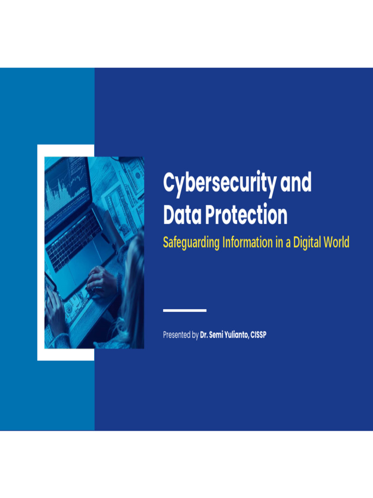 Cybersecurity and Data Protection | PDF | Information Security | Computer Security