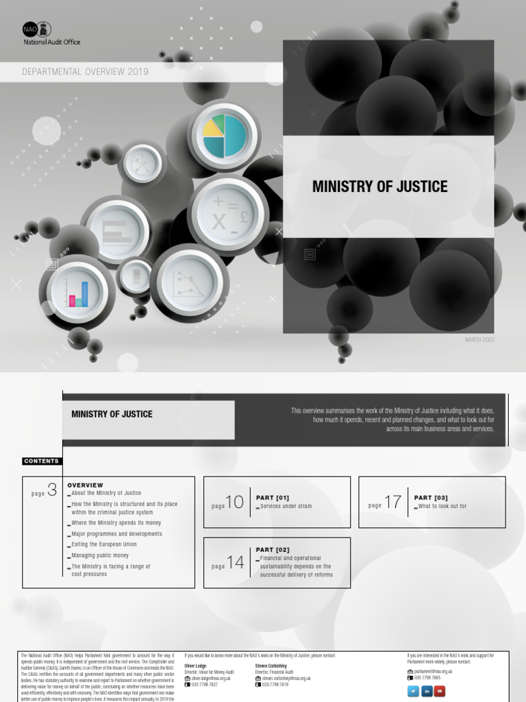 MoJ Departmental Overview 2019 | PDF | Justice | Crime & Violence