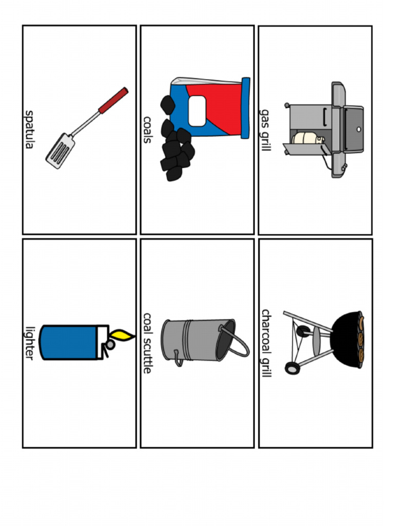 AACGrillingVocabularyandMiniFlipBook 1 | PDF