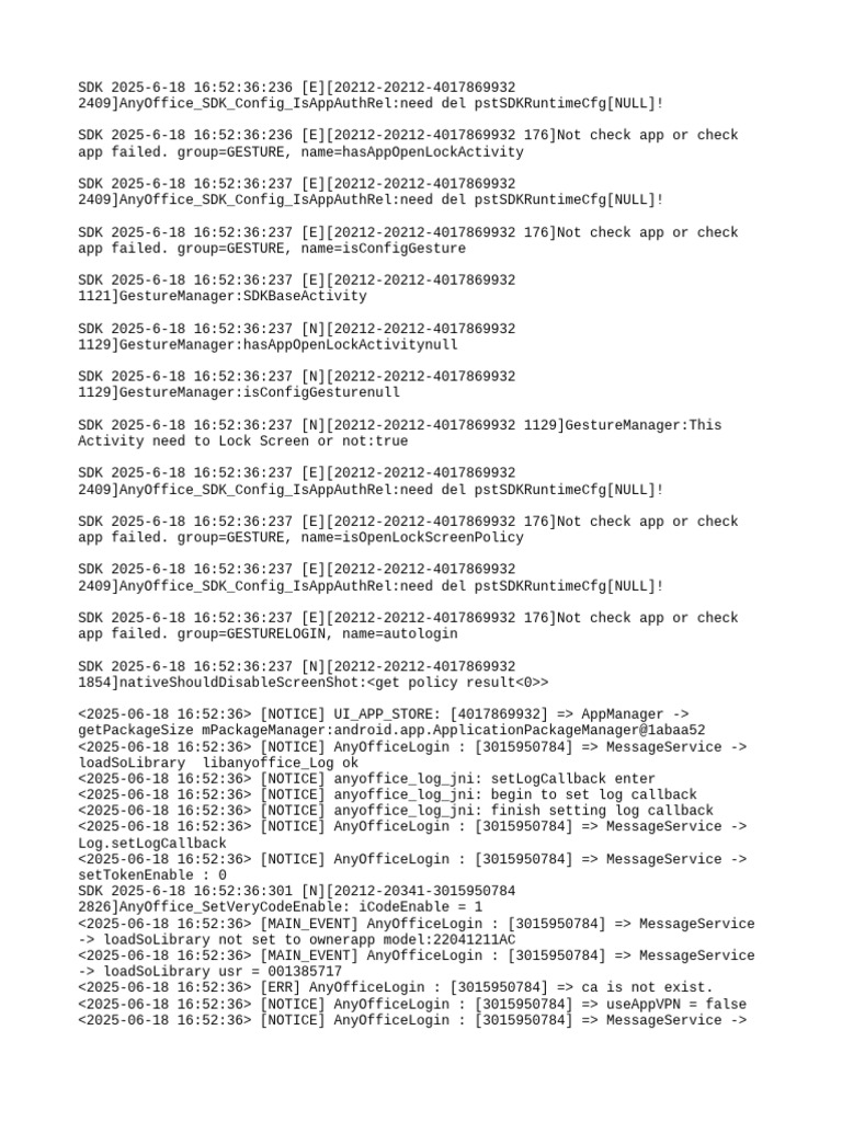 Anyoffice Log | PDF | Network Socket | Computer Science
