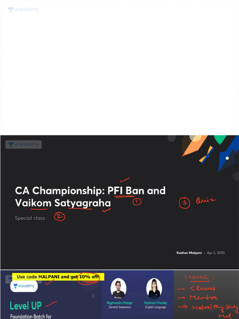CA Championship PFI Ban and Vaiko With Anno 1680624635718 | PDF