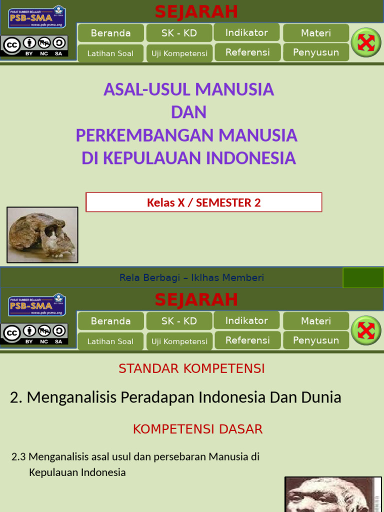 Asal Usul Manusia di Indonesia | PDF