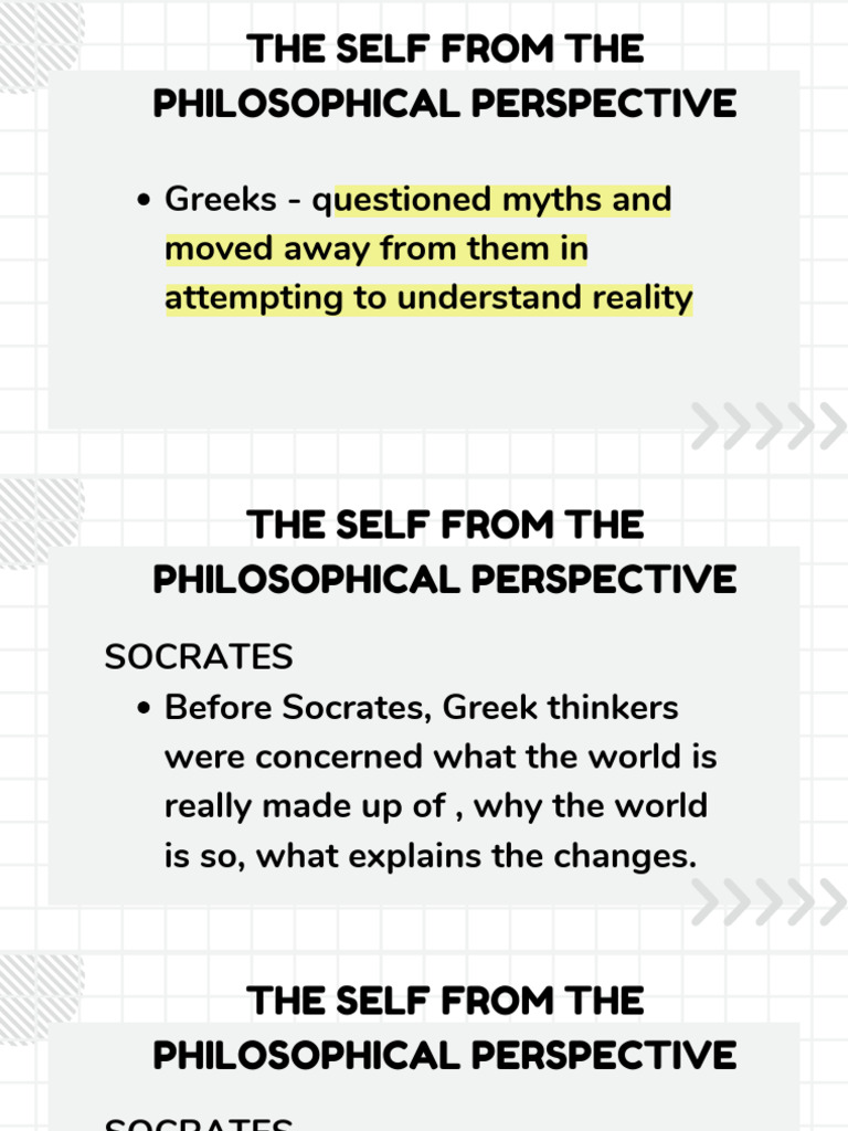 Philosophical Perspectives on the Self | PDF | Philosophy Of Self ...