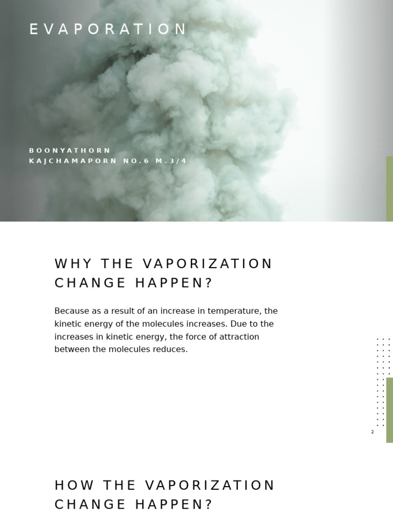 Understanding Evaporation Process | PDF