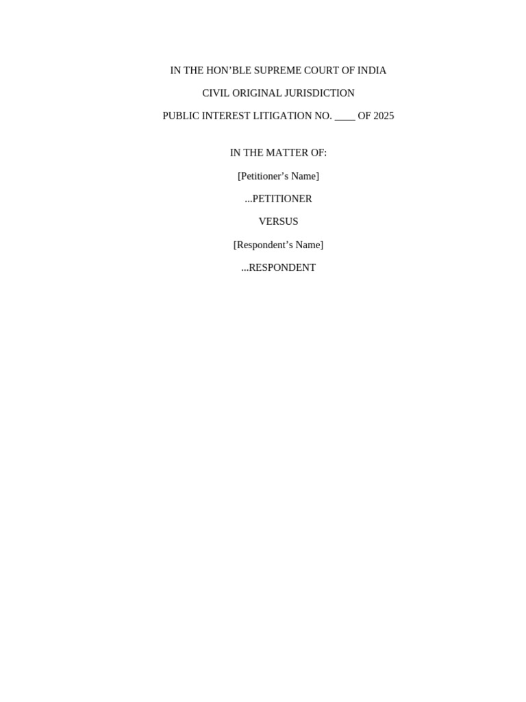 Moot Court Memorial Template | PDF