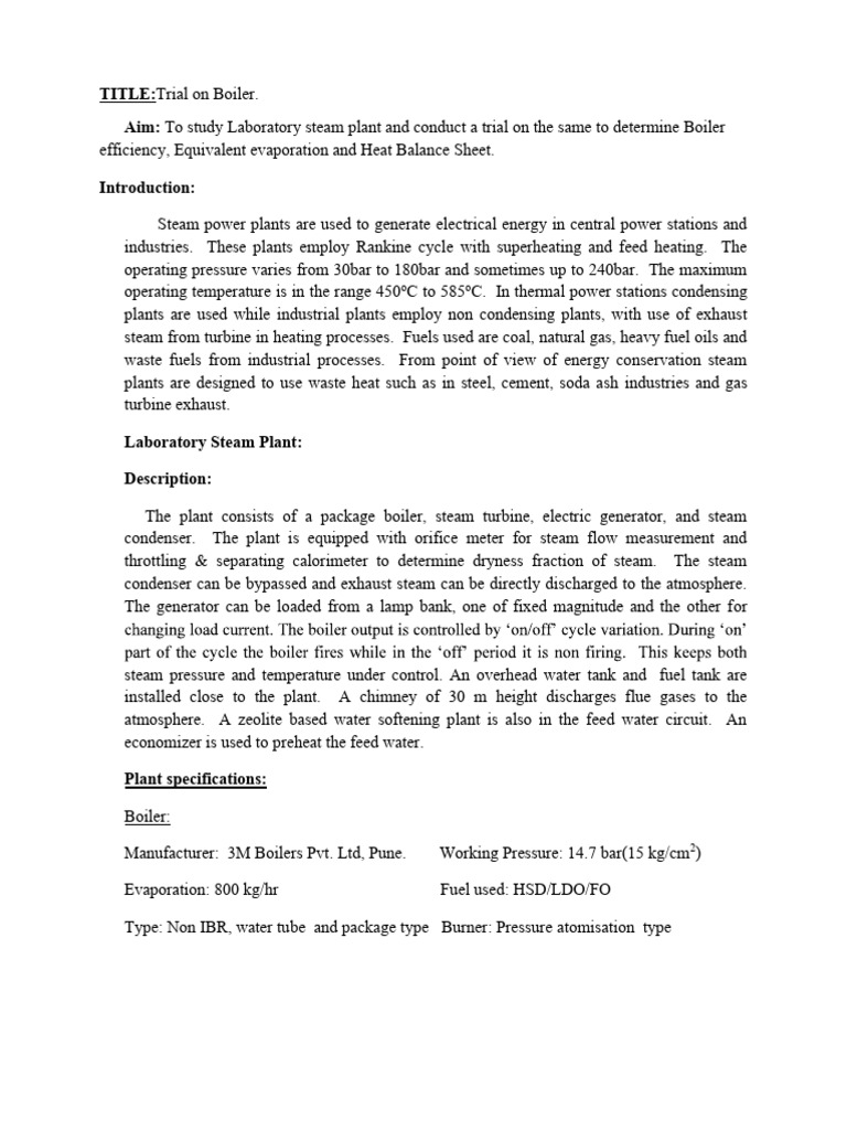 ETD - EXPT 6 - Deepali Gaikawad | PDF | Boiler | Steam