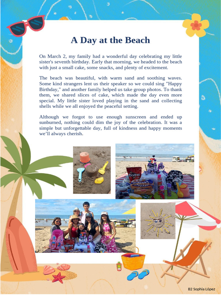 A Day at The Beach | PDF