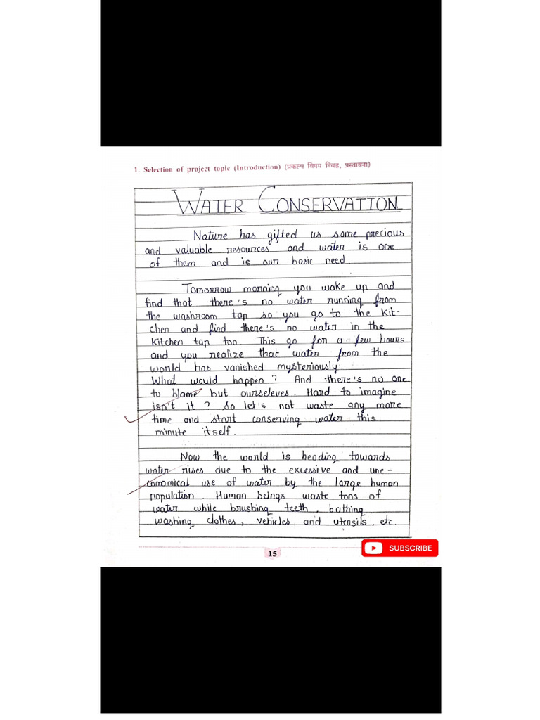 EVS Project Water Conservation | PDF