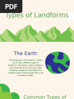 Overview of Landform Types | PDF | Valley | Glacier