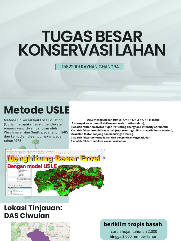 Analisis Erosi Lahan DAS Ciwulan dengan USLE | PDF