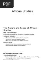 AFS 100 Lecture 1 Introduction To African Studies | PDF | Africa ...