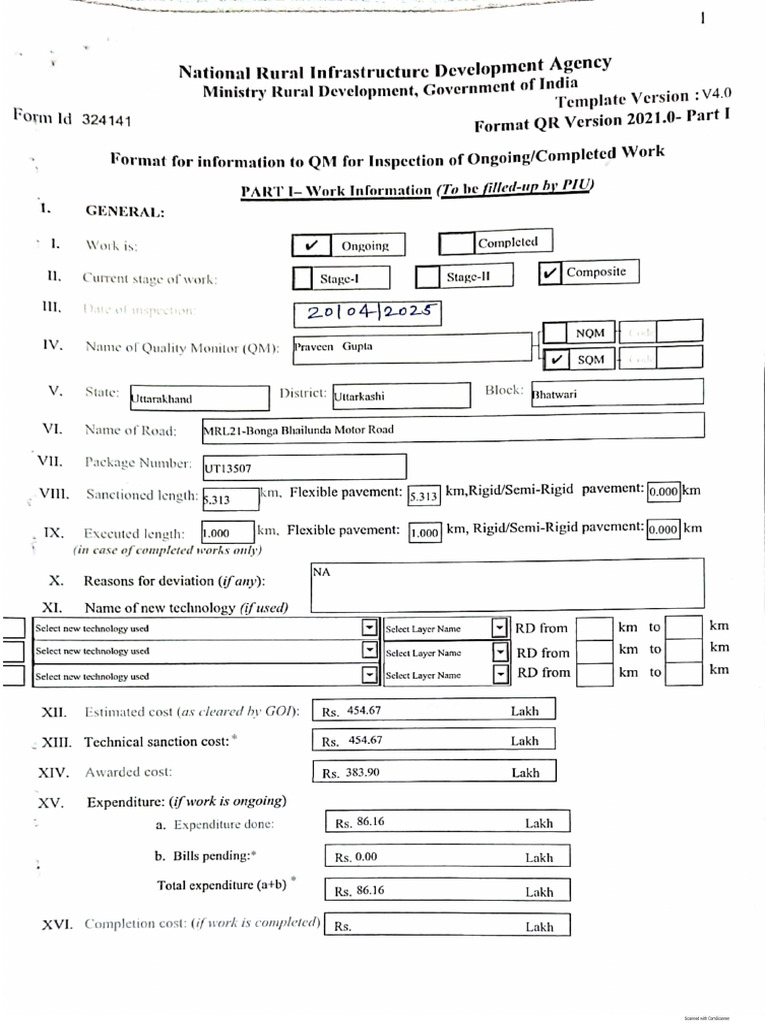 Bonga Road SQM - Compressed | PDF