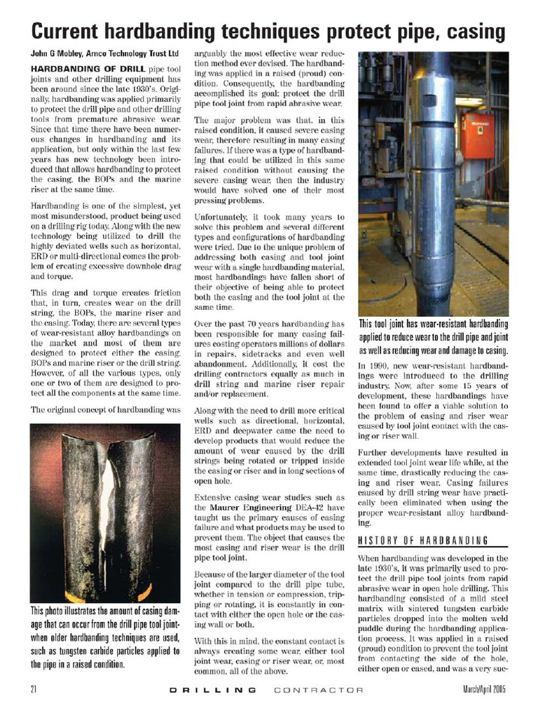 Flush Hardbanding | PDF