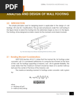 Wall Footing Design and Analysis Guide | PDF | Foundation (Engineering ...