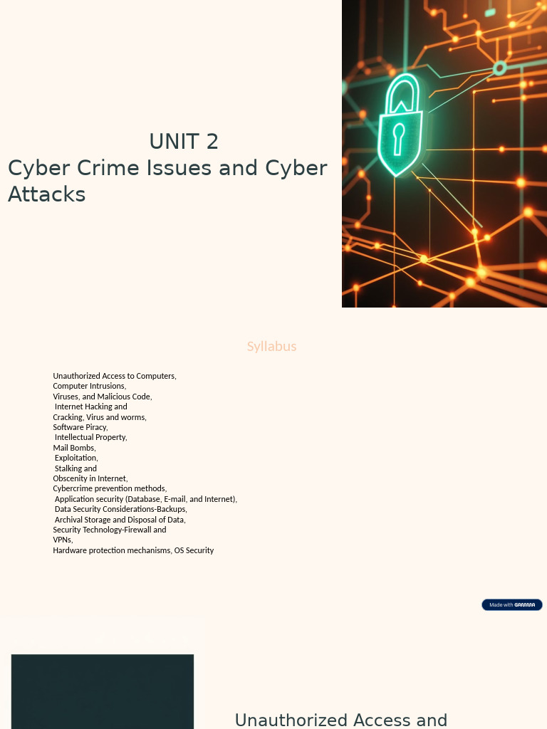Cyber Crime: Types & Prevention Methods | PDF | Computer Virus | Malware
