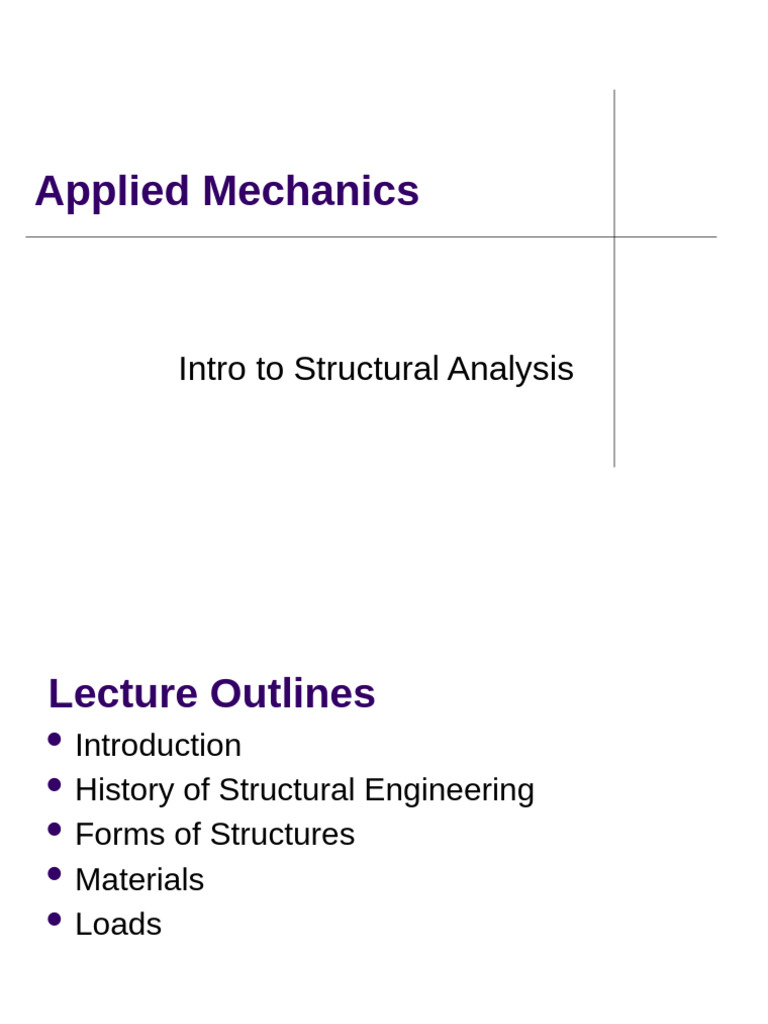 Structural Analysis in Applied Mechanics | PDF | Truss | Beam (Structure)