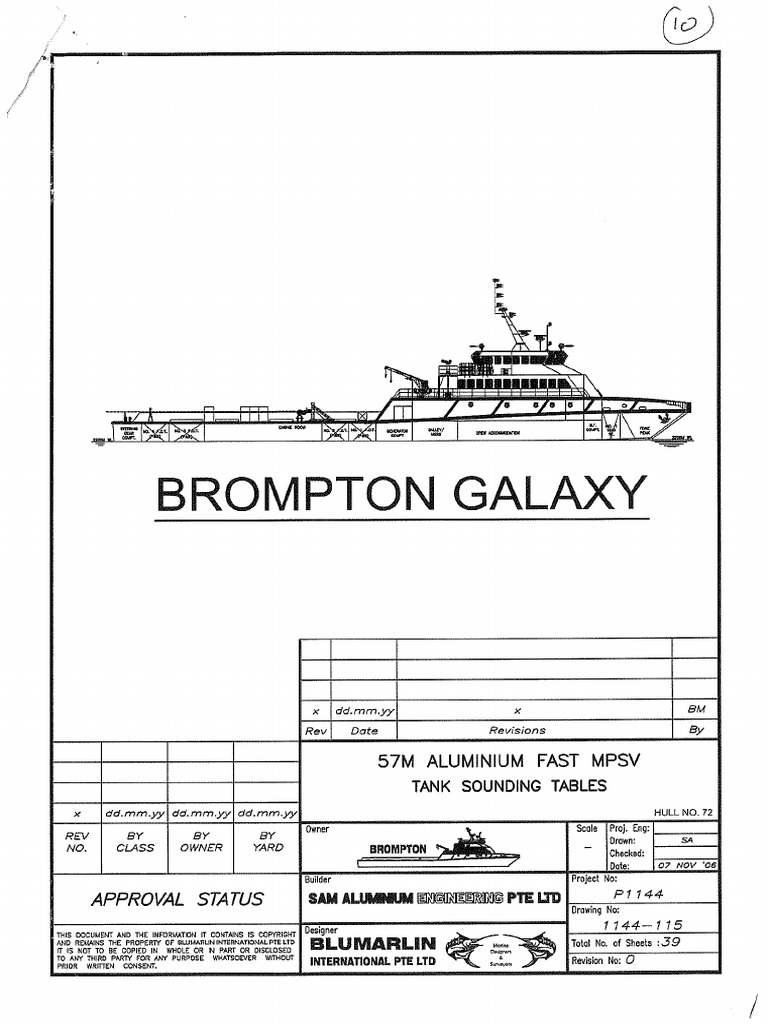 Brompton Galaxy Table Sounding | PDF