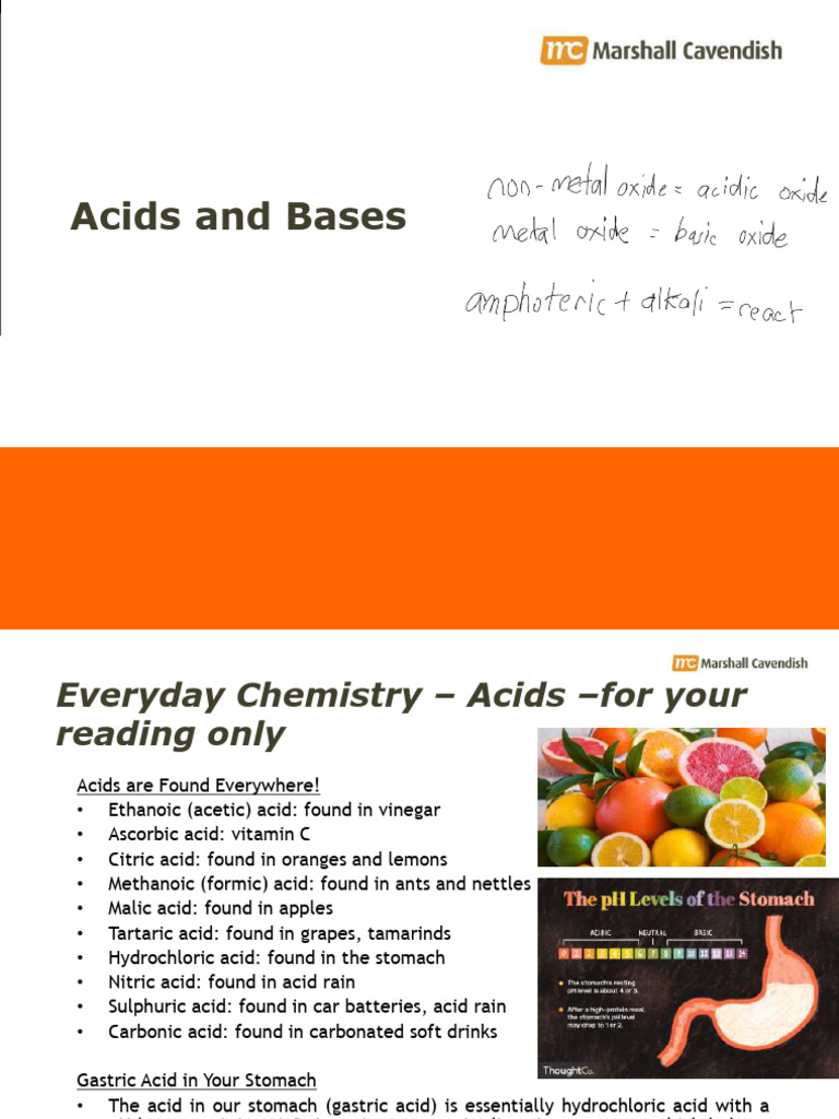 Sec2a Powerpoint Acids and Bases 2025 | PDF | Ph | Acid