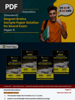 Class 8 Maths Mock Test Paper 1 | PDF | Mathematics | Elementary ...