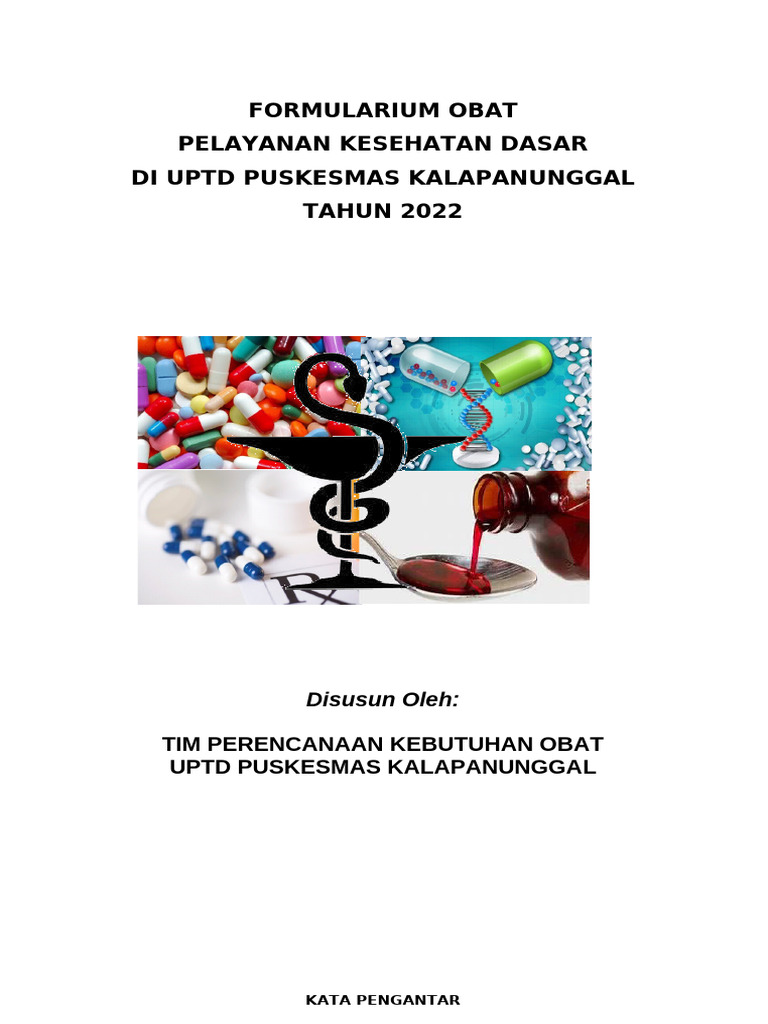 Daftar OBAT-obatan Formularium PKM 2022 | PDF