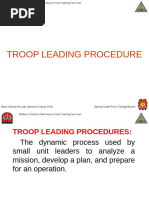 Conduct Troop Leading Procedures | PDF | Reconnaissance | Platoon
