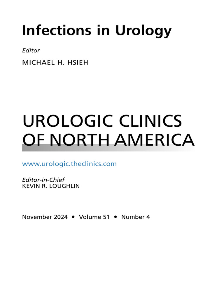 Infections in Urology Ucl 7 | PDF
