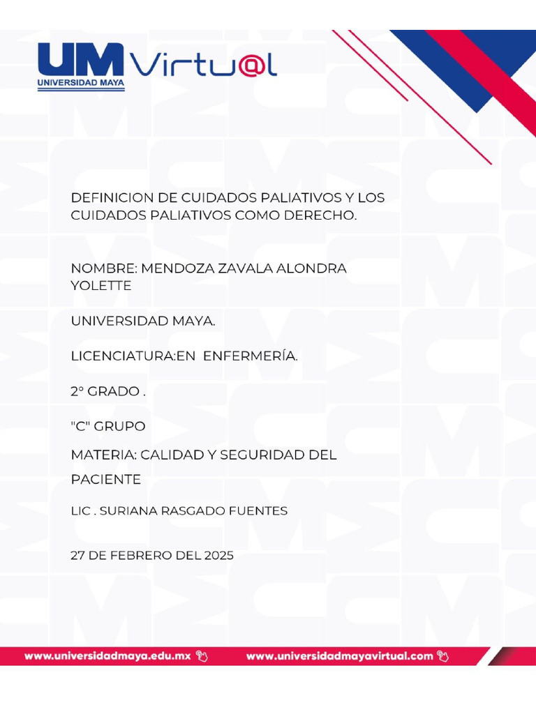 Mendoza - 2C - EF - Resumen Calidad y Seguridad Del Paciente | PDF